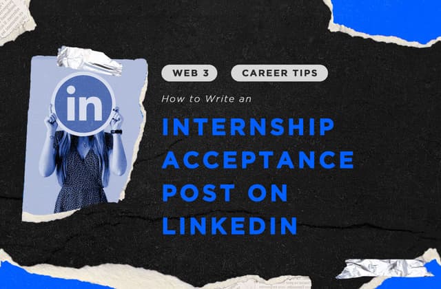 How to Write an Internship Acceptance Post on LinkedIn | Hyphen Connect